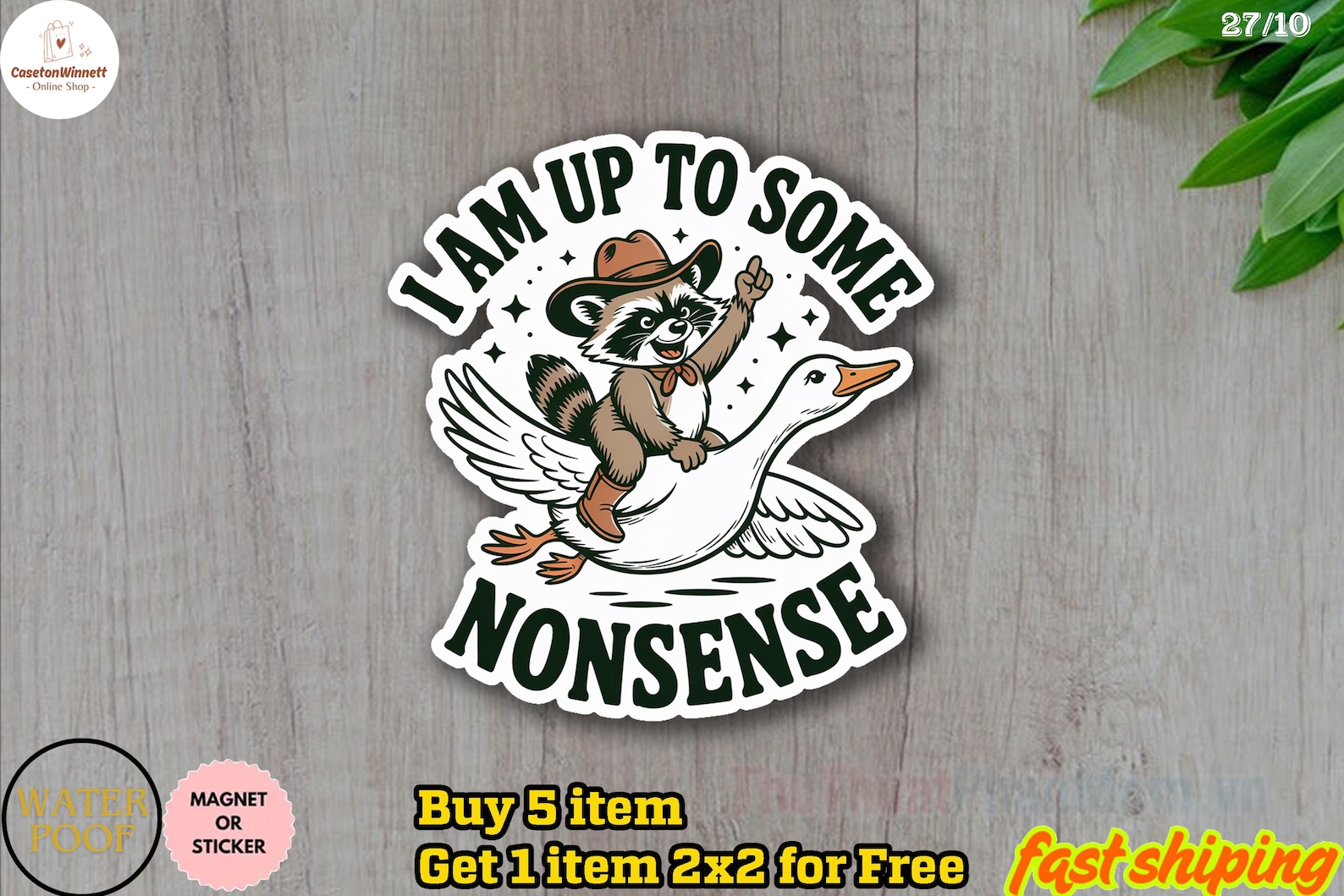 I Am up to Some Nonsense Sticker, Funny Trendy Sticker, Sarcastic ...