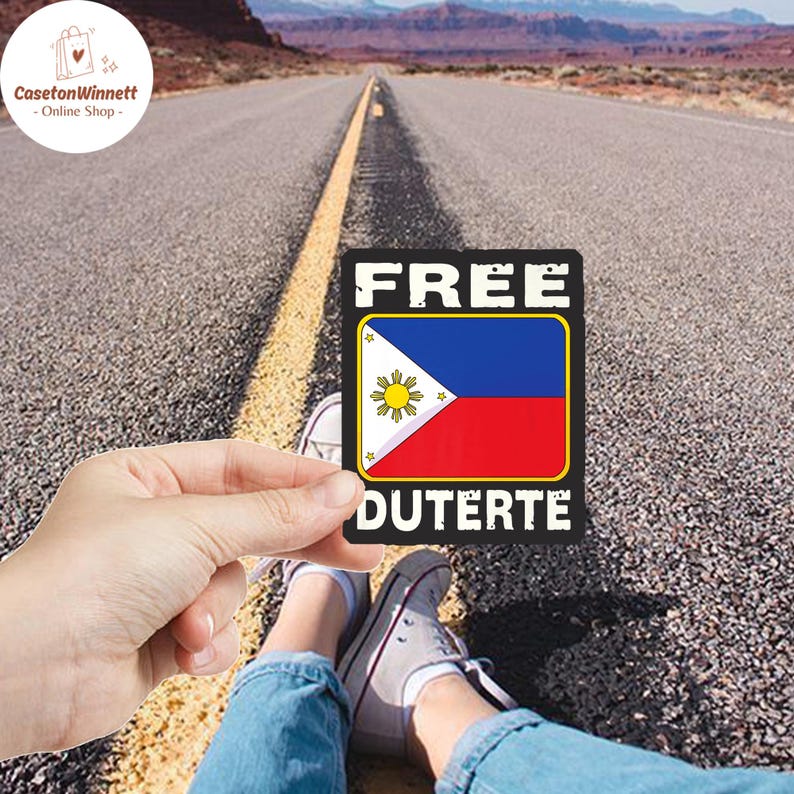 Free Duterte Sticker, I Stand for PRRD Sticker, Philippines President ...