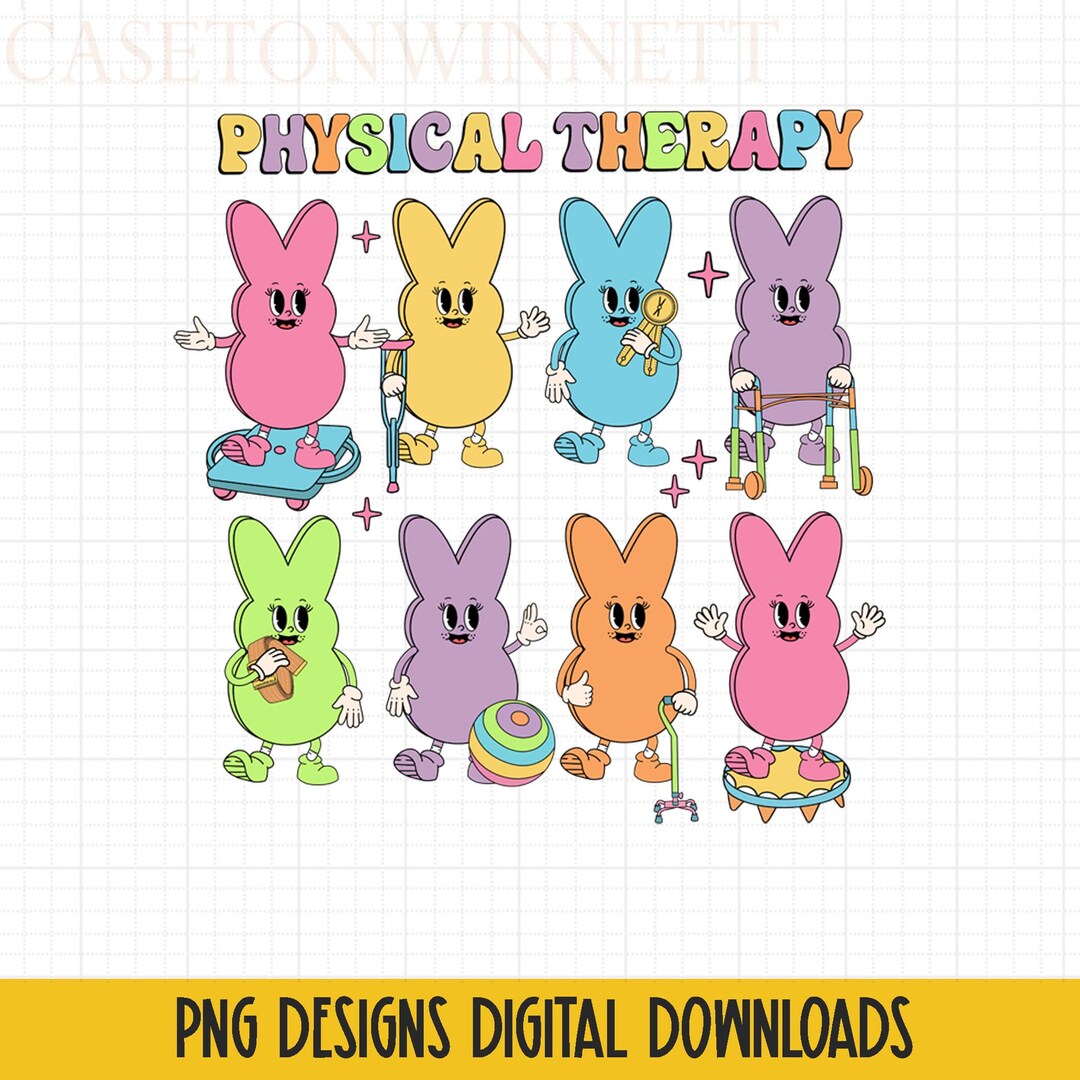 Physical Therapy Easter Day Png, Bunny PT Squad Png, Cute Physical ...