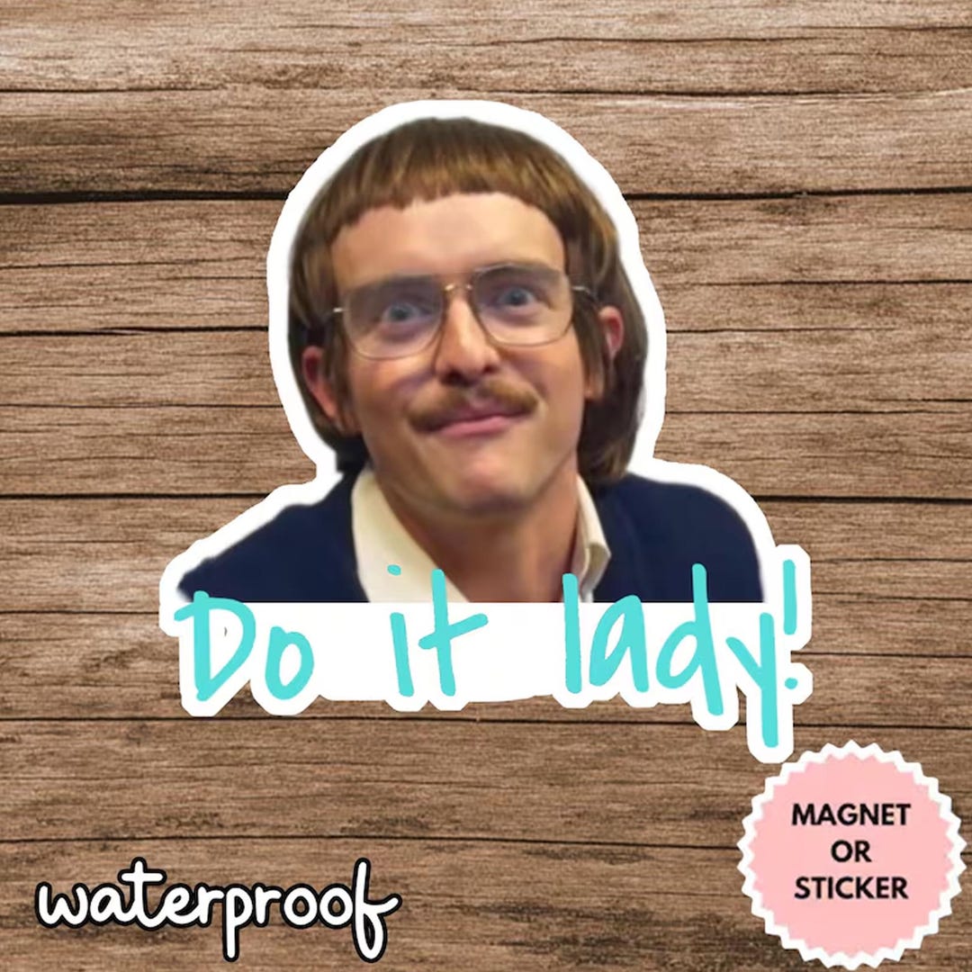 Chit Do It Lady Sticker, Viral Tiktok Quote Sticker, Funny Waterproof ...