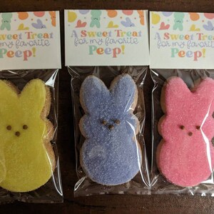 Easter Peeps Cookies And/or Packaging, per Dozen, Sugar Cookies - Etsy