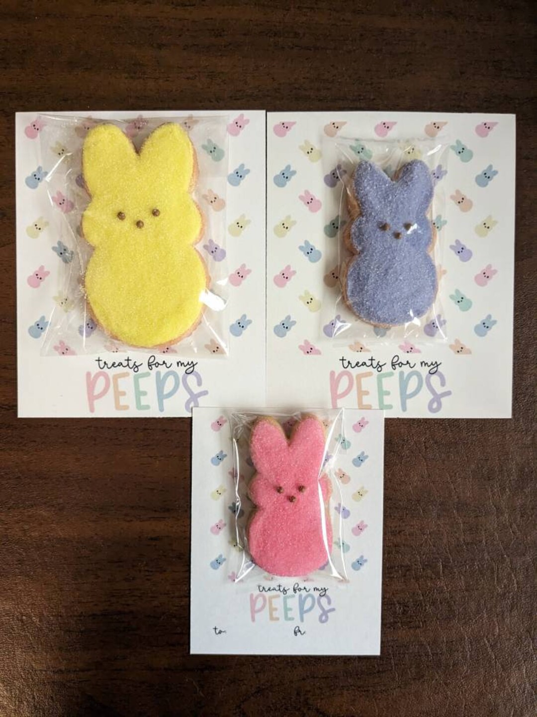 Easter Peeps Cookies And/or Packaging, per Dozen, Sugar Cookies - Etsy