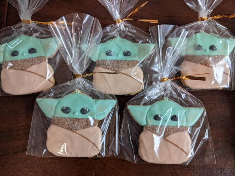 Grogu the Child Star Wars Sugar Cookies Dozen Customized - Etsy
