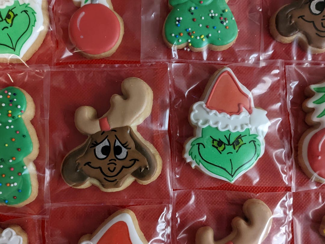 Grinchmas, Grinch, Max, Dozen, Sugar Cookies - Etsy
