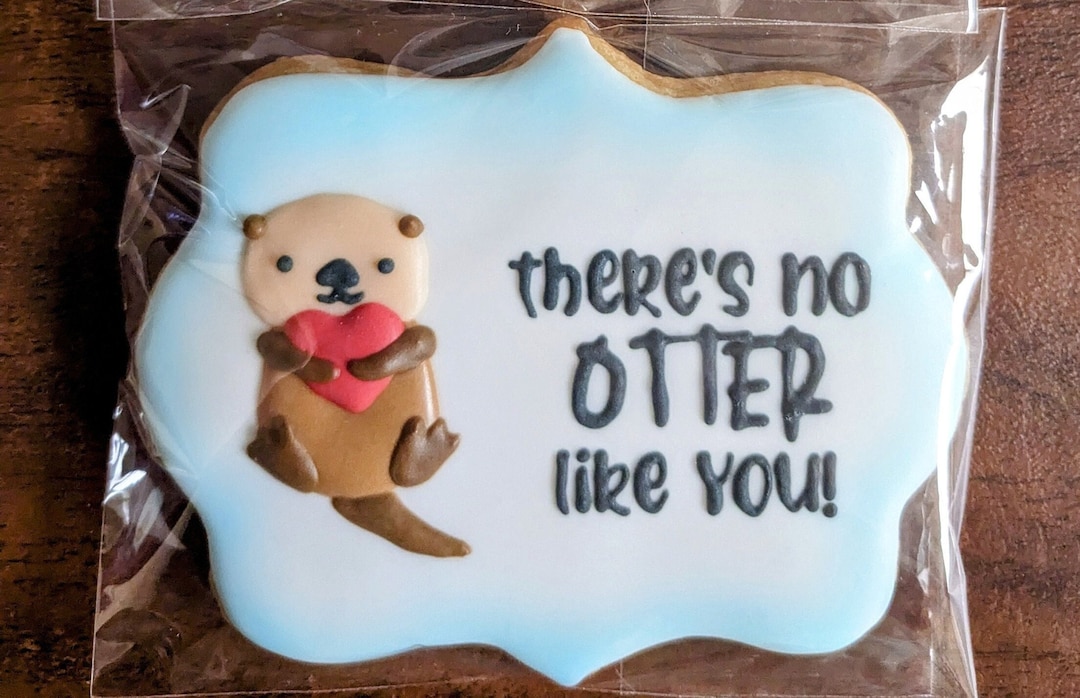 Otter, Appreciation Sugar Cookies, Approximately 3 Inch, Dozen - Etsy