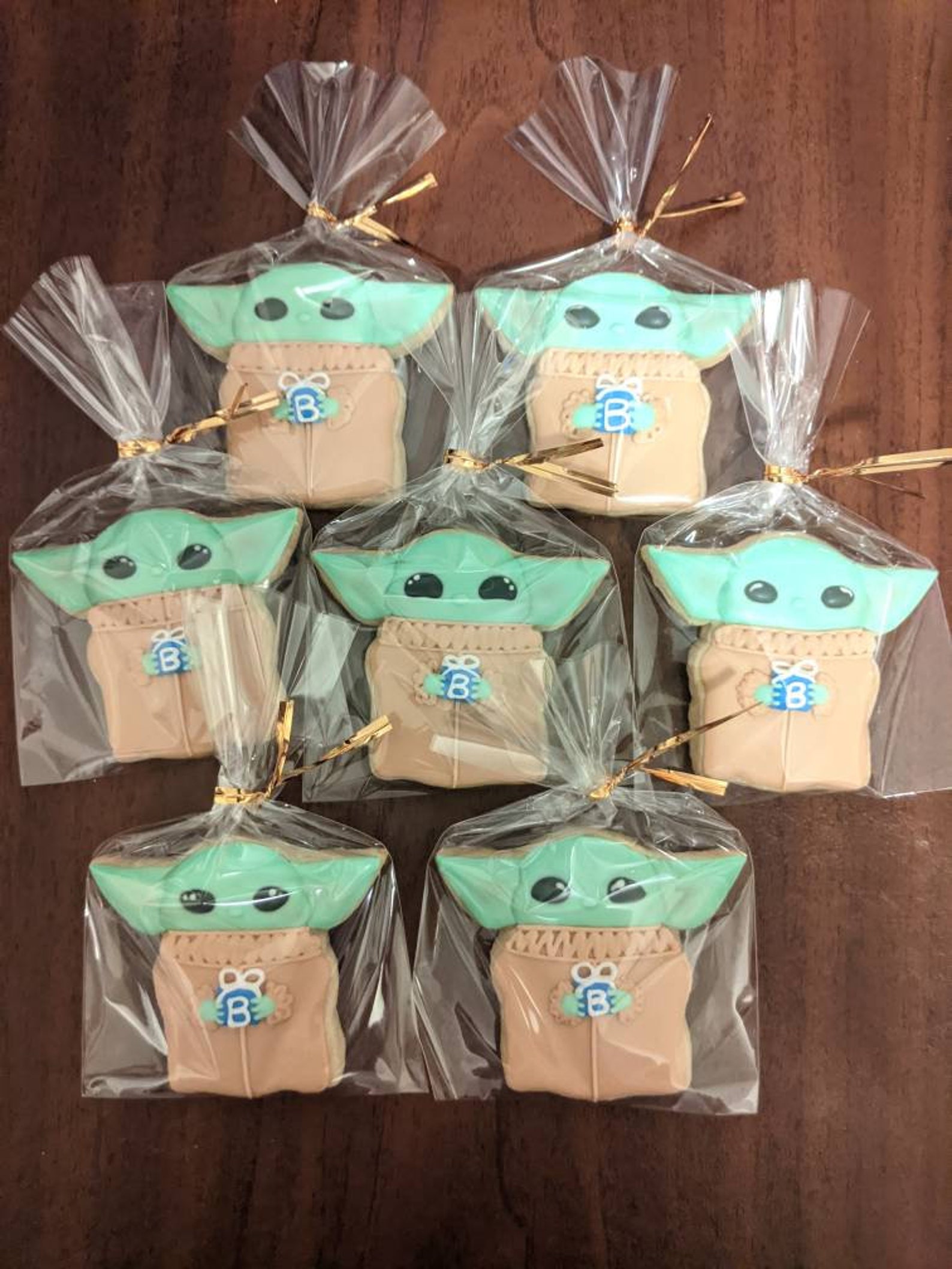 Grogu the Child Star Wars Sugar Cookies Dozen Customized - Etsy