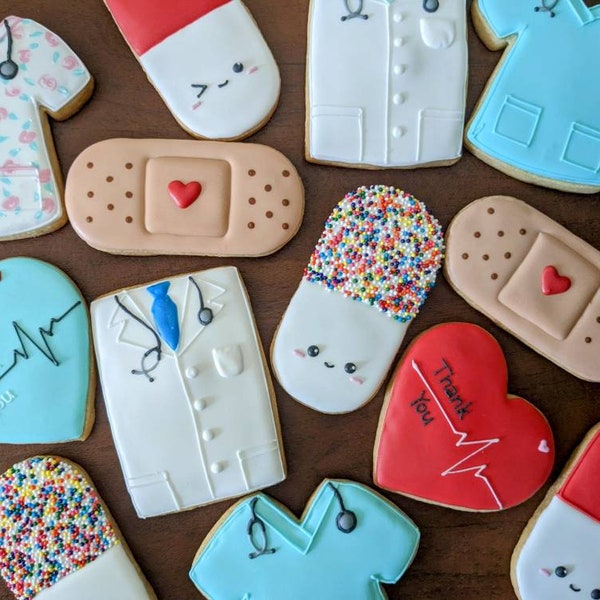 Bandaid Cookies - Etsy
