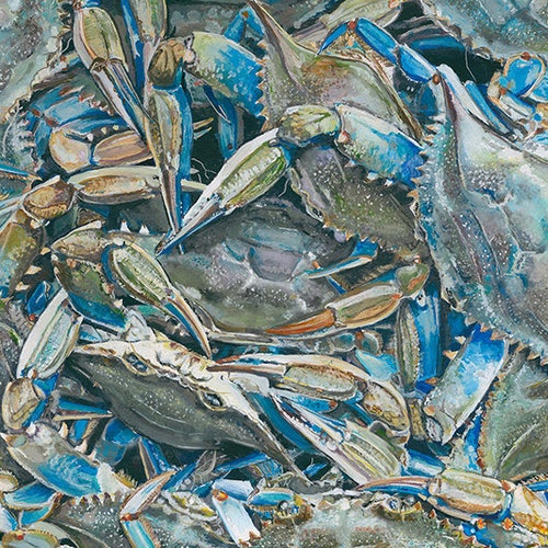 Bushel of Blue Crabs Signed Art Print of Original Chesapeake - Etsy