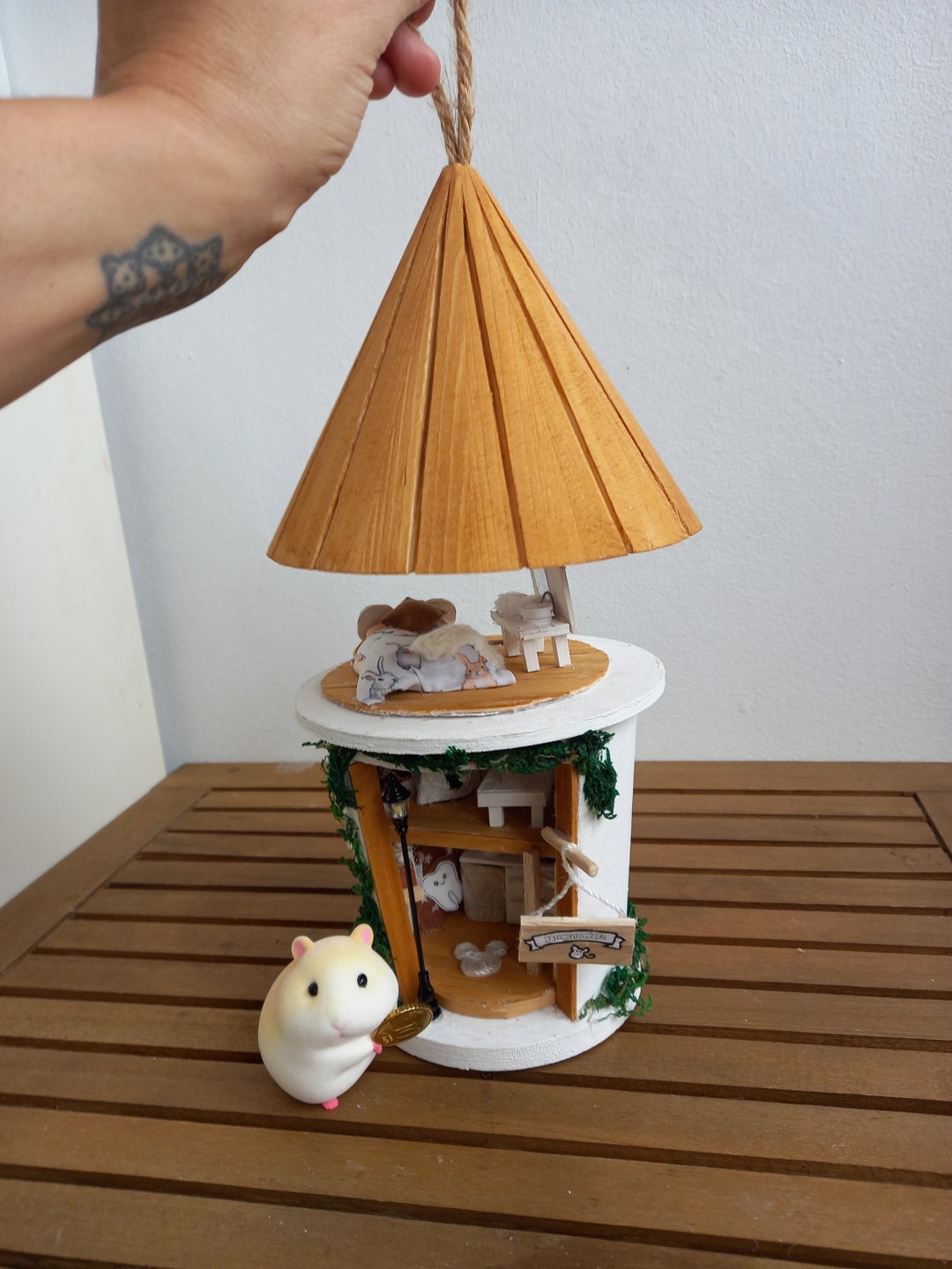 Handmade Miniature Tooth Fairy House With Mouse Included, a Unique and ...