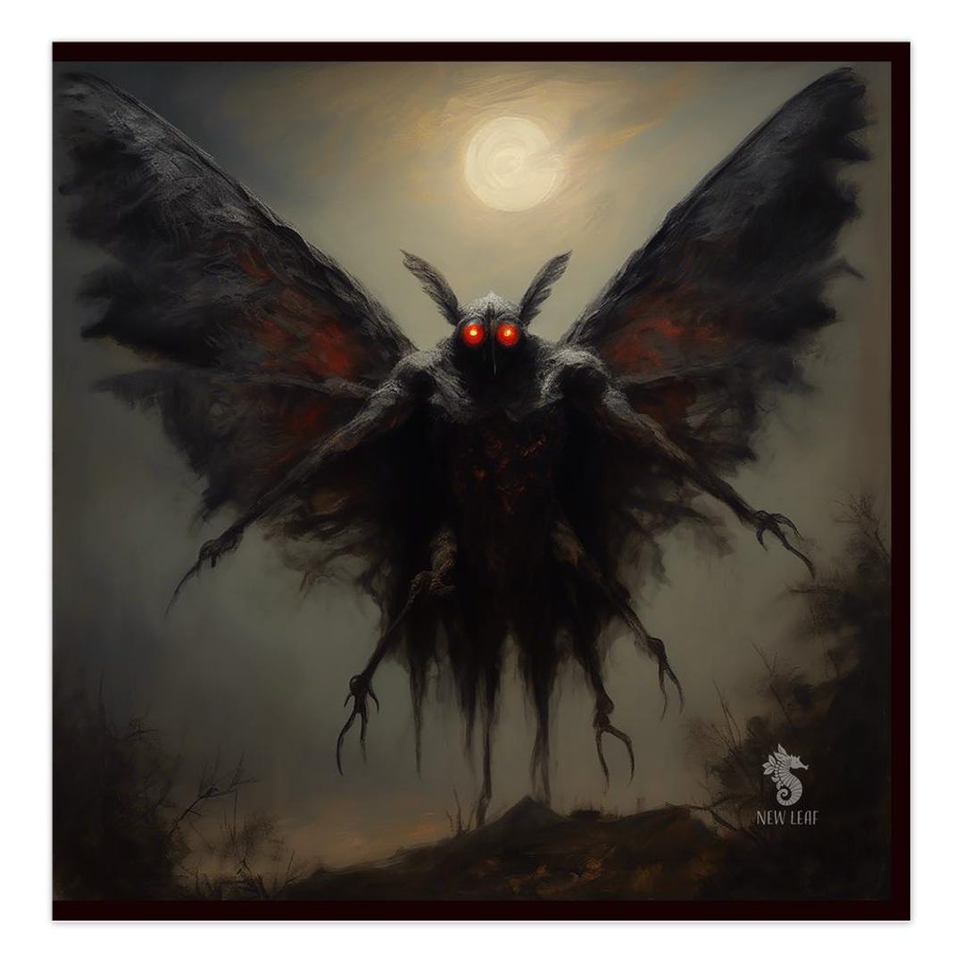 Grimm Gallery - "mothman" Greeting Card - Etsy