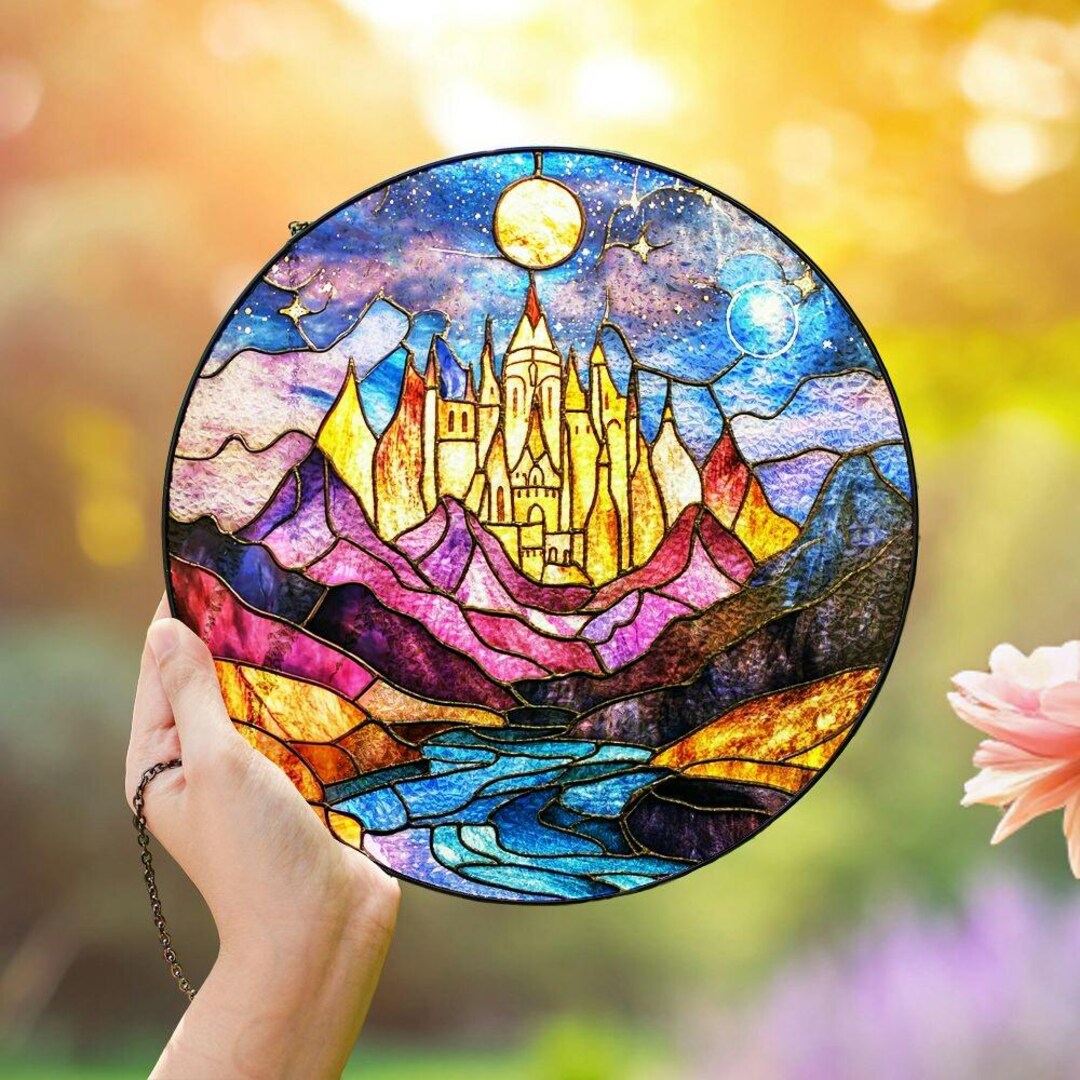 Velaris ACOTAR Glass Suncatcher, Velaris City of Starlight, the Night ...