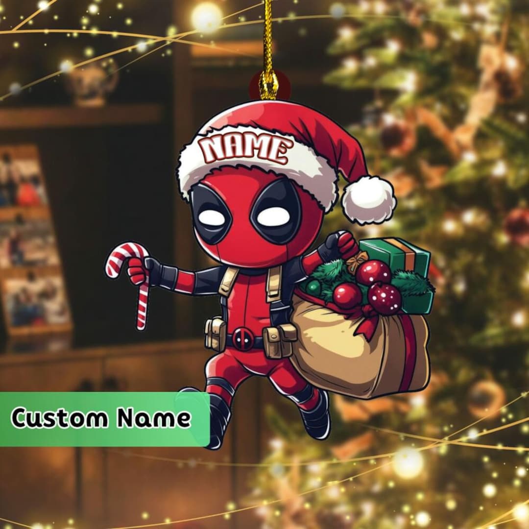 Personalize Star War Deadpool Acrylic Ornament, Deadpool Movie Xmas ...