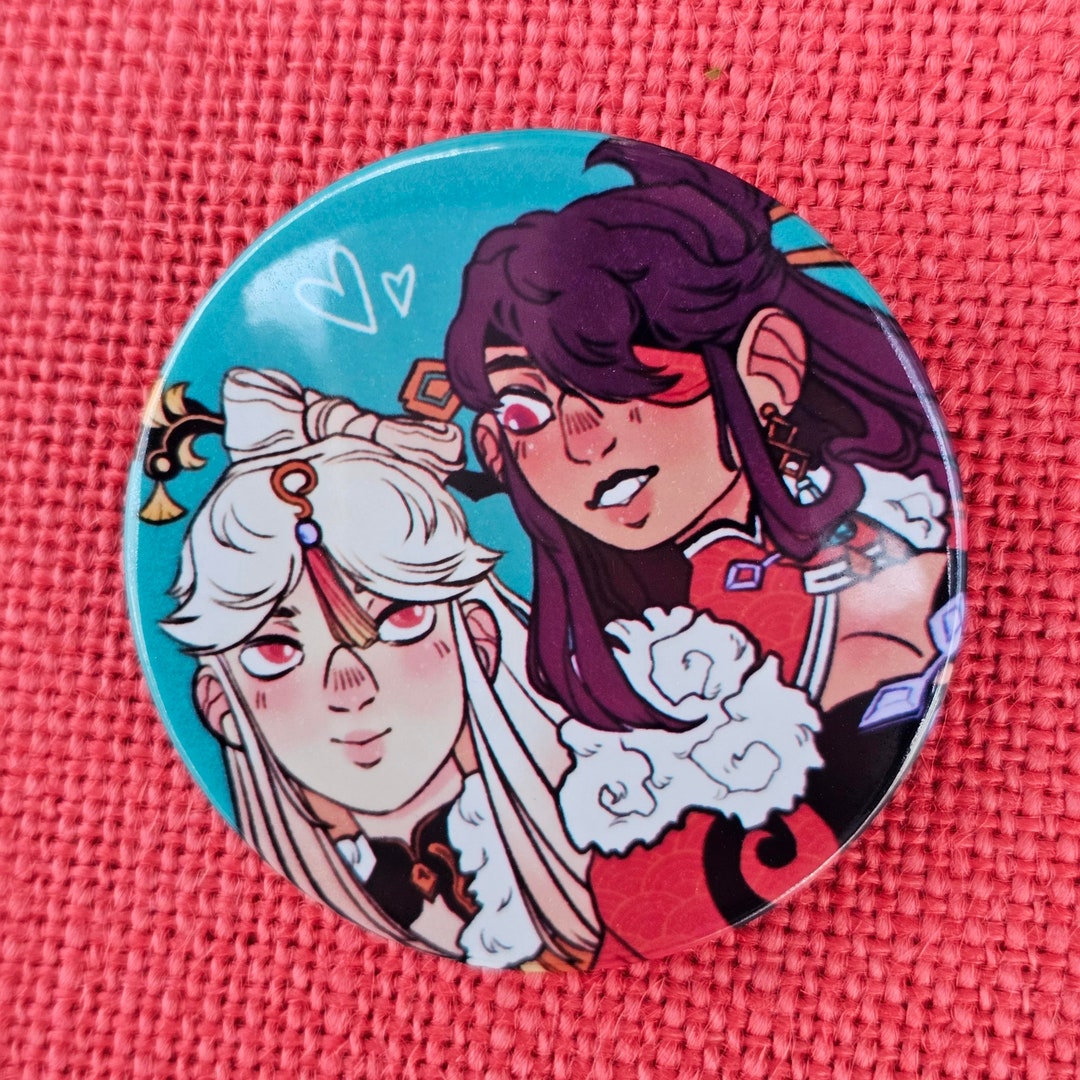 Beidou X Ningguang Pinback Button genshin Impact - Etsy