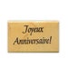 Joyeux Anniversaire Rubber Stamp Mounted - French Happy Birthday ...