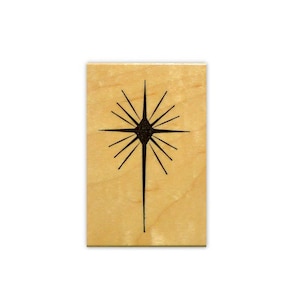 Star of Bethlehem Mounted Rubber Stamp - Religious Christmas ...