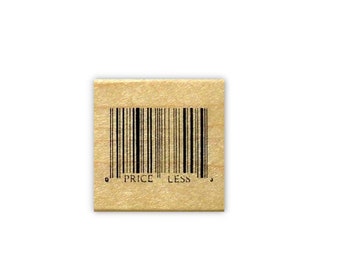 Barcode Rubber Stamp | Etsy