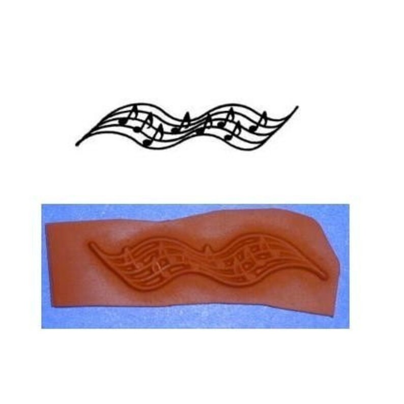 MUSIC STAFF Unmounted Rubber Stamp Music Notes Sweet Grass | Etsy