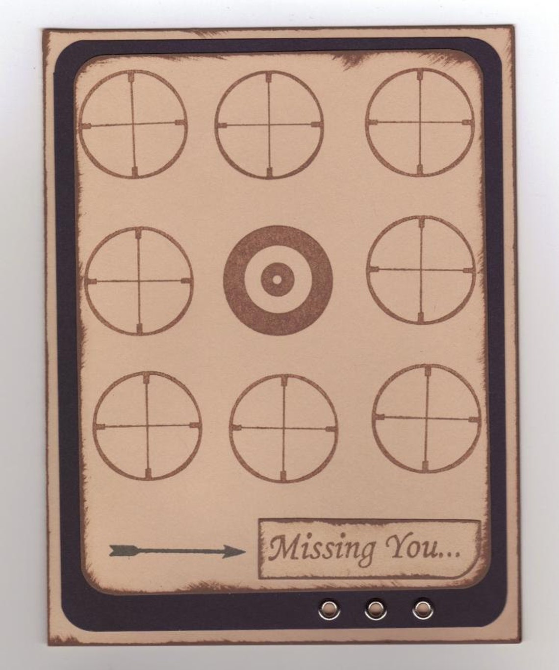 Target Mounted Rubber Stamp - #14 - Etsy