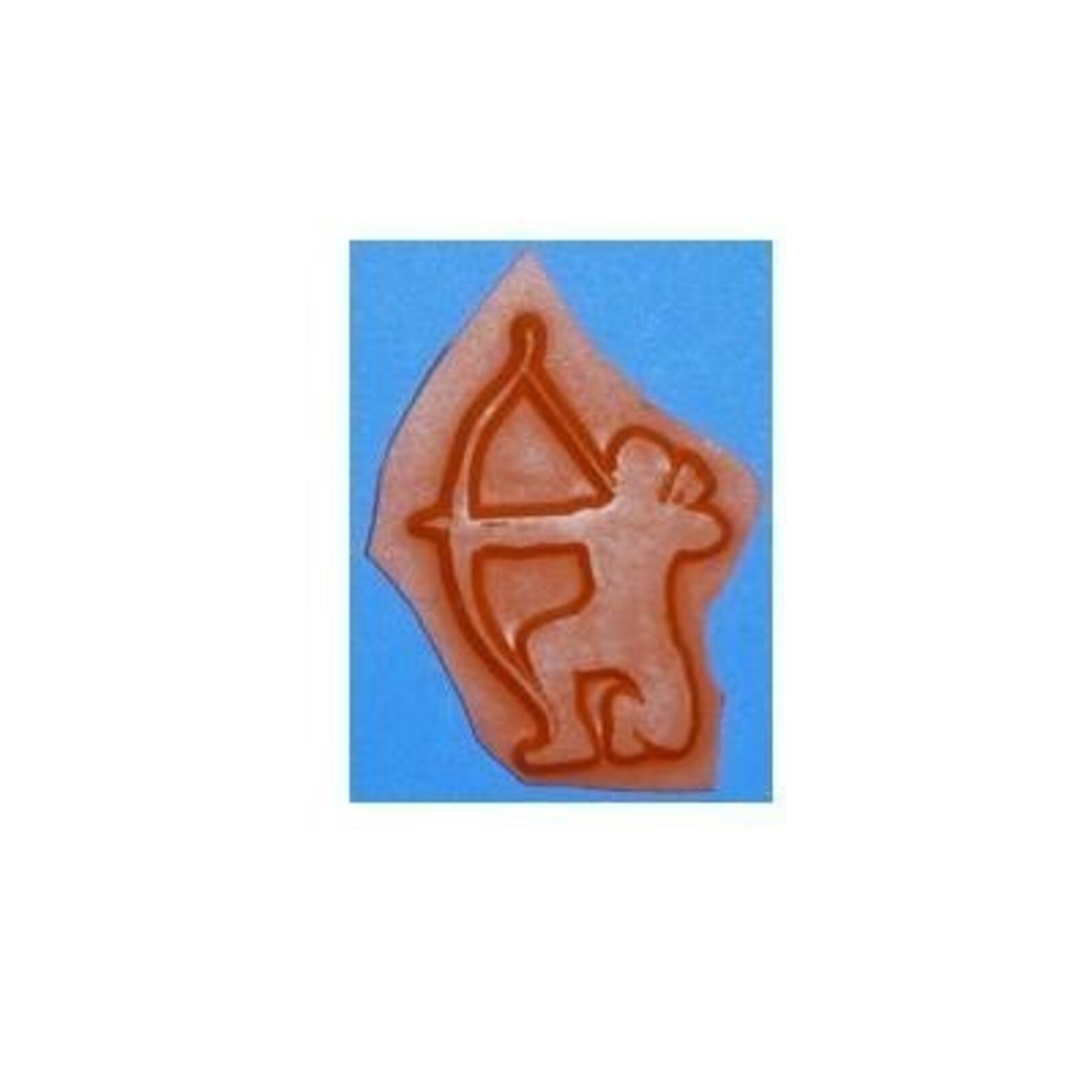 ARCHER SILHOUETTE Bowhunter unmounted hunting rubber stamp | Etsy