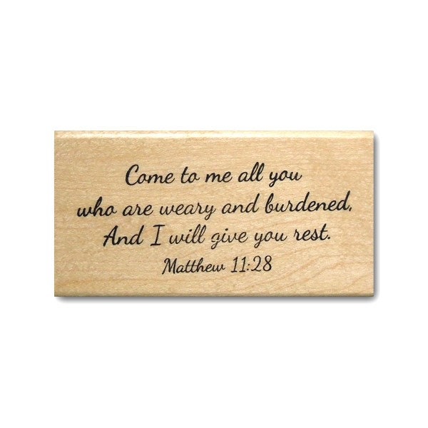 Matthew 11 28 - Etsy