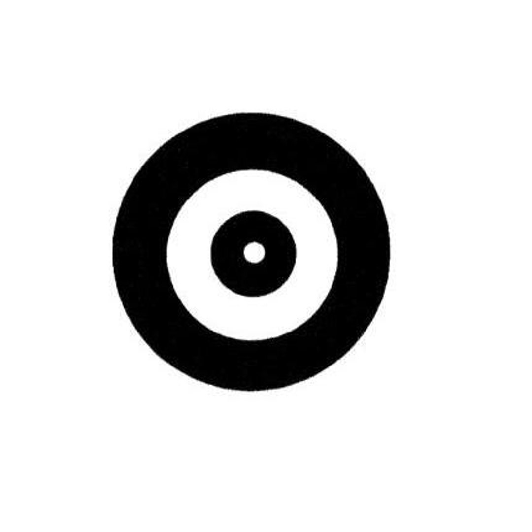 Bullseye Target UNMOUNTED Rubber Stamp #14 - Etsy UK