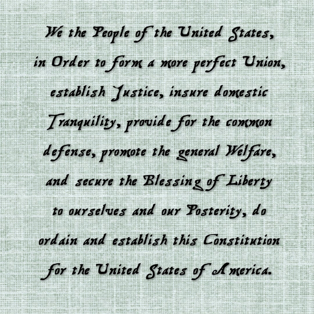 Preamble of US Constitution UNMOUNTED Rubber Stamp #29 - Etsy