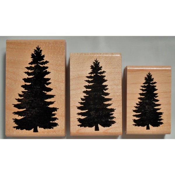 Pine Tree Stamp - Etsy