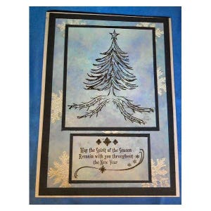 Root of Jesse Christmas Tree Rubber Stamp Unmounted - Christian ...