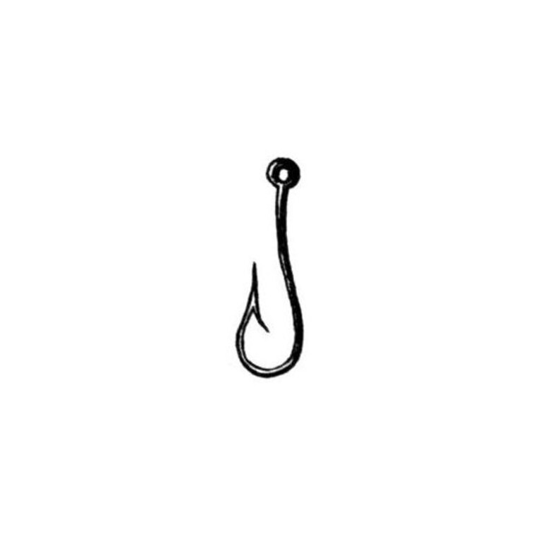 Fish Hook UNMOUNTED Rubber Stamp #14 - Etsy