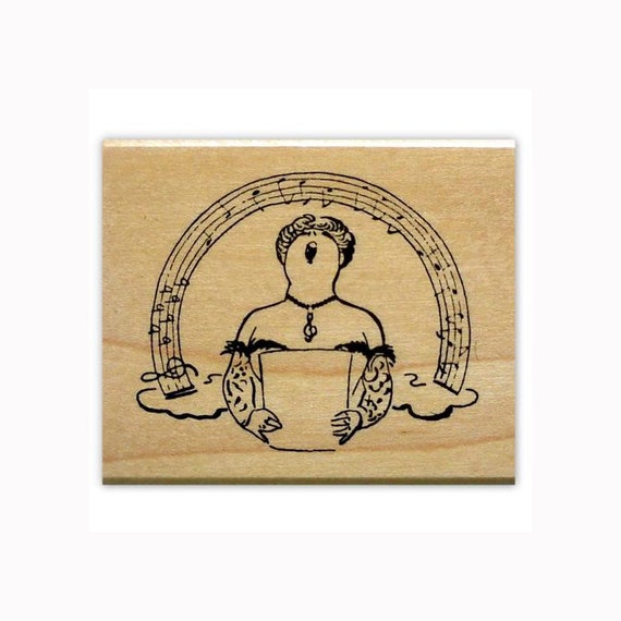 Opera Singer Mounted Rubber Stamp 10 | Etsy