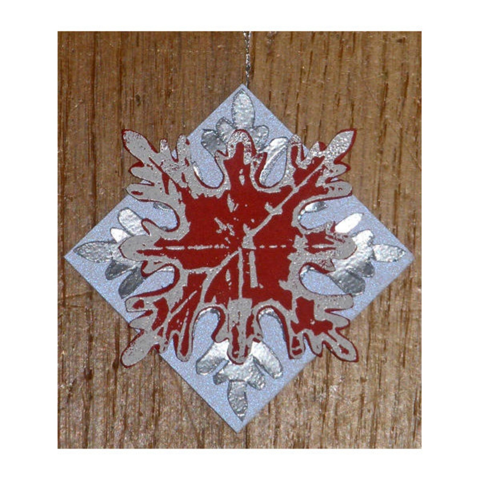 Large Snowflake Mounted Rubber Stamps Your Choice Winter - Etsy