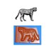 CHEETAH Unmounted Rubber Stamp - Wild African Animal, Big Cat, Africa ...