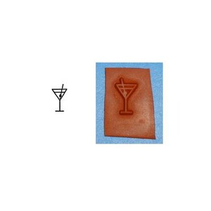 Martini Glass Sm. Unmounted Rubber Stamp, Party, Celebration, Date ...