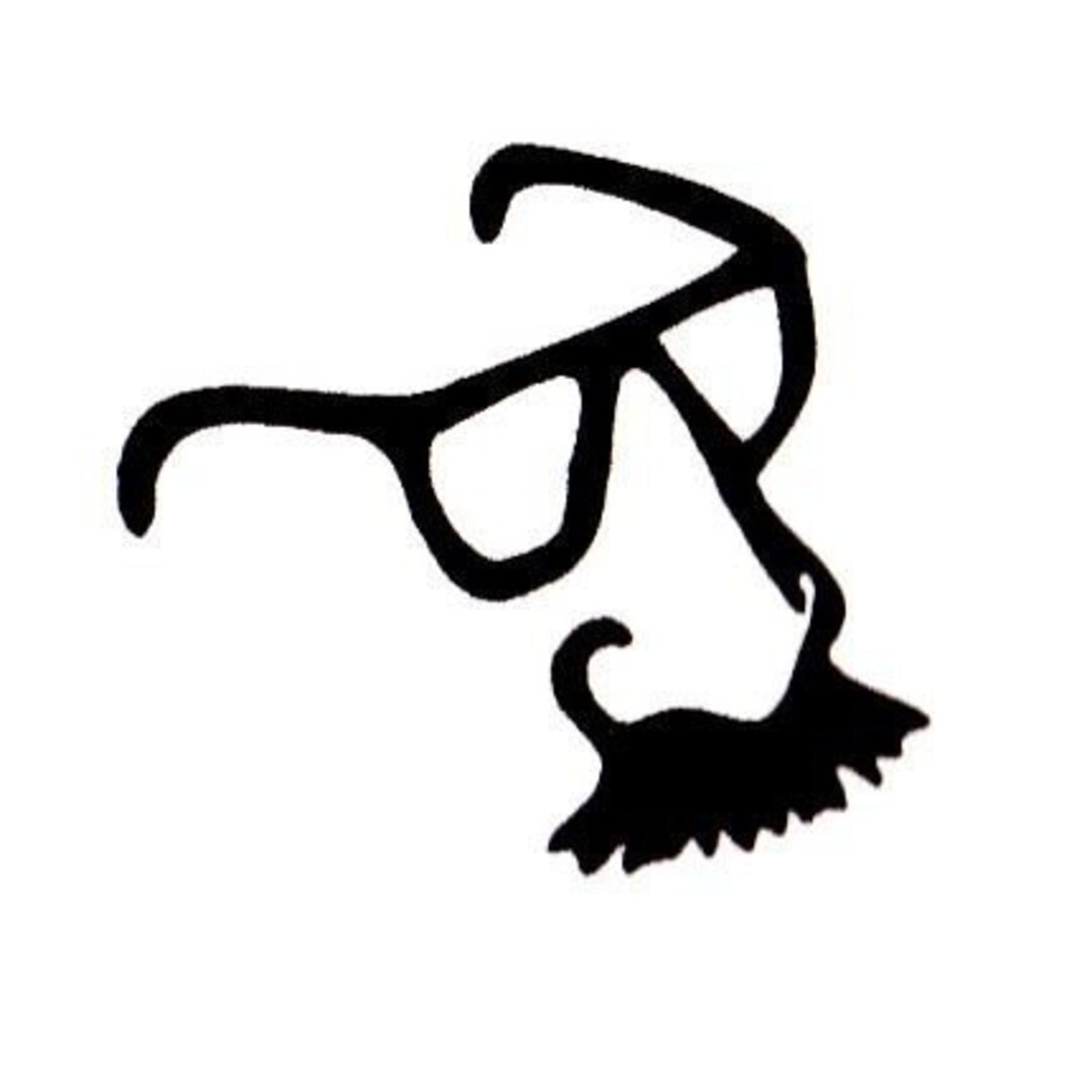 Groucho Glasses Unmounted Rubber Stamp, Nose, Moustache, Disquise ...