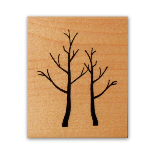 Bare Tree Stamp - Etsy