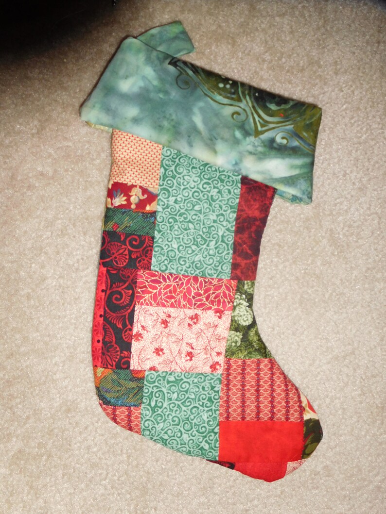 Christmas Stocking Pattern: Reversible Naughty and Nice, Digital ...