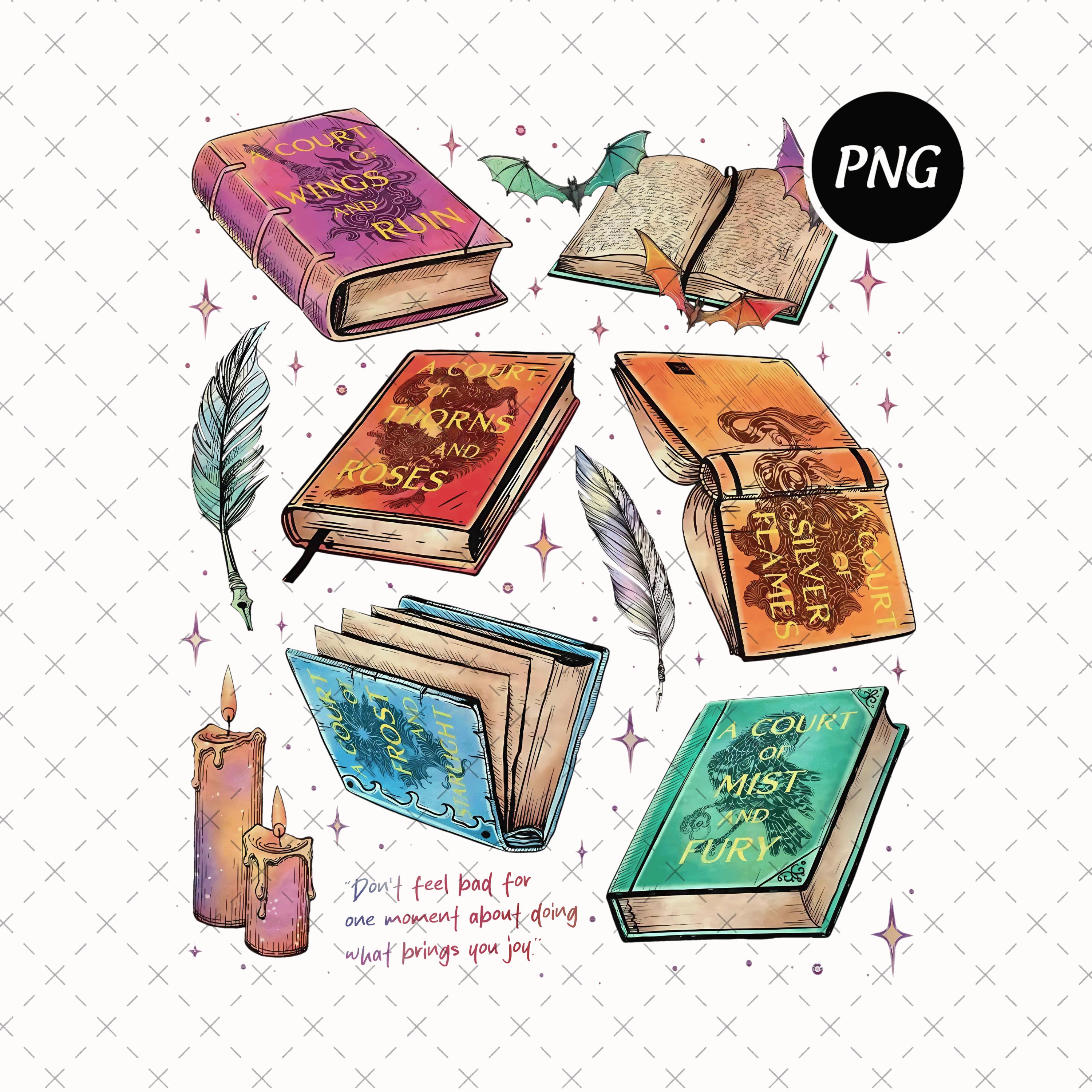 ACOTAR Series Png, Book Lover Digital File (digital Download) - Etsy