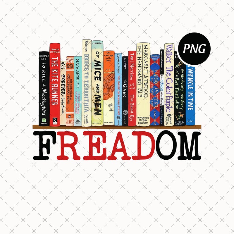 Poster Read Banned Books - Etsy