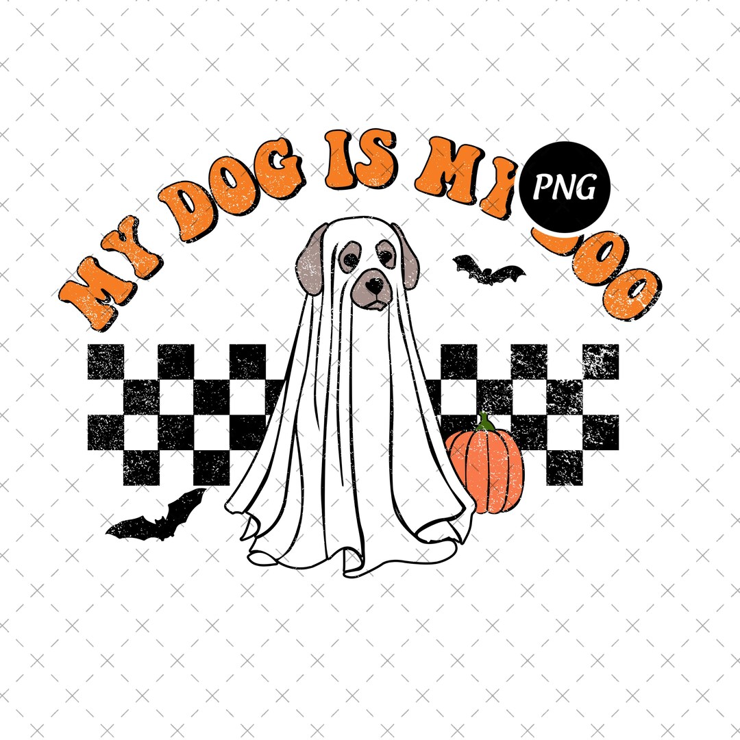 Ghost Dog Halloween PNG, Spooky Pet Lover Design (digital Download) - Etsy
