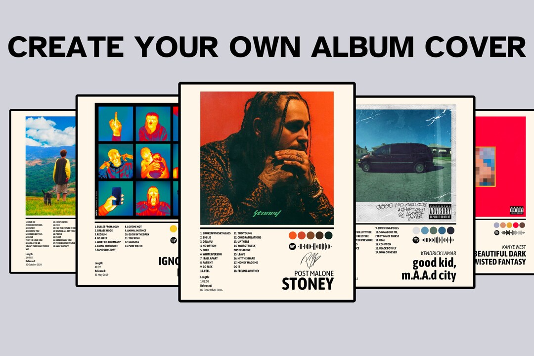 Custom Album Covers Digital Download Only - Etsy