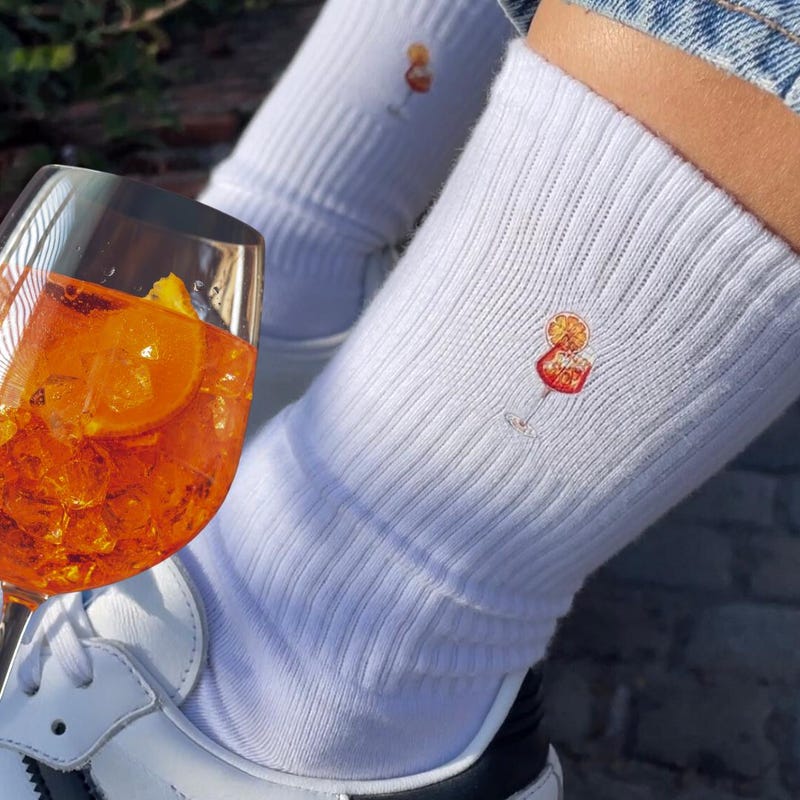 Aperol spritz socken - Etsy.de