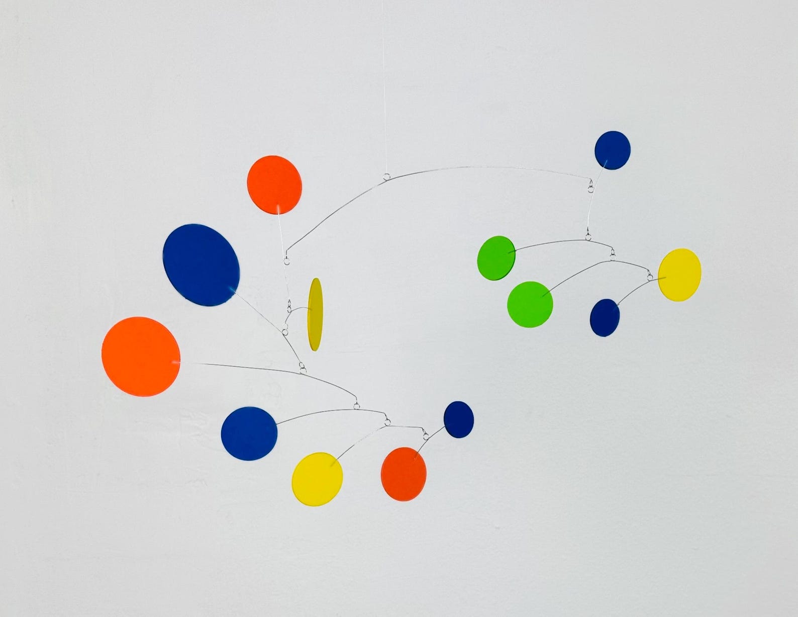 Modern Hanging Mobile Art Multicolor Circles Lightweight Kinetic ...