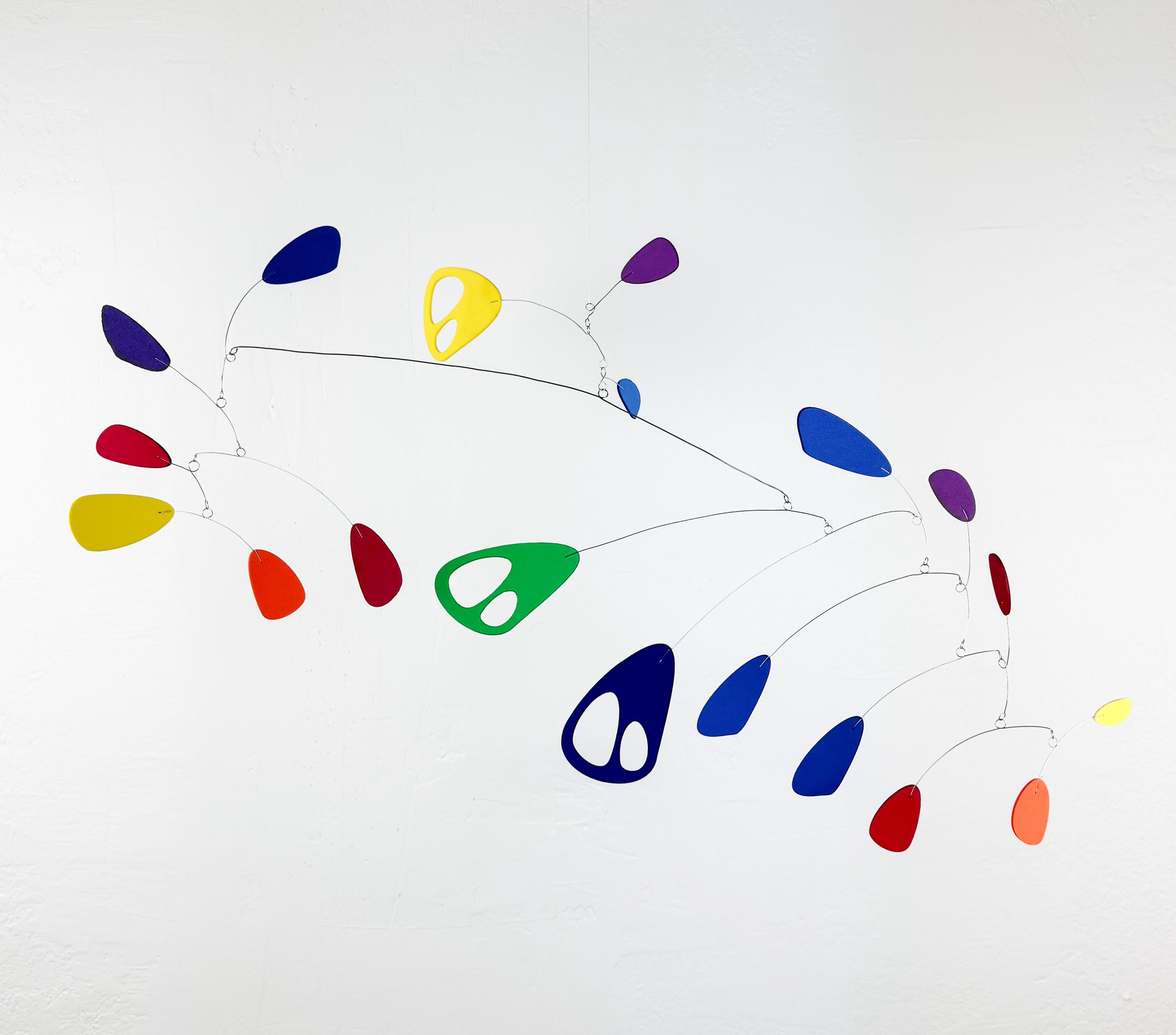 Modern Hanging Mobile Art Mosaic #5 Lightweight Kinetic Sculpture - Etsy