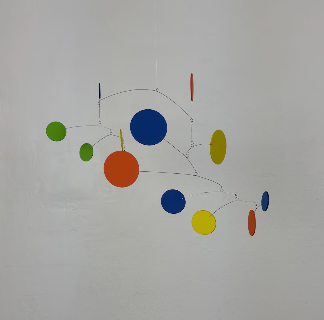 Modern Hanging Mobile Art Multicolor Circles Lightweight Kinetic ...