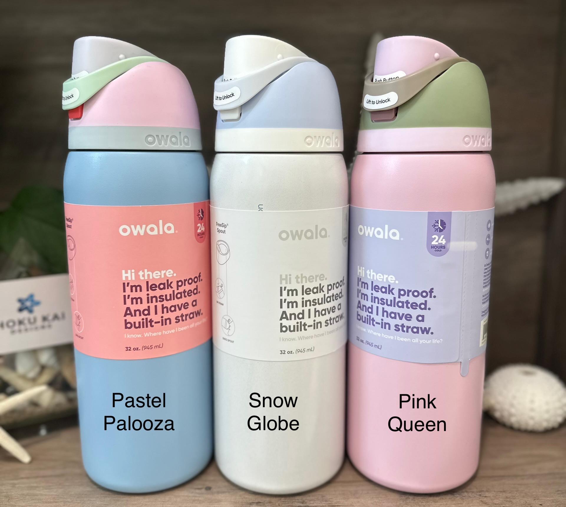 32oz Owala Freesip Water Bottles - Hard to Find and Custom Built Owalas ...