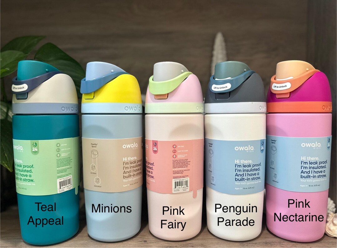 Kids’ 16oz Owala - Hard to Find and Custom Built Freesip Water Bottles ...