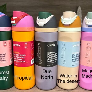 24oz Owala Freesip Water Bottle Custom Engraved - Etsy