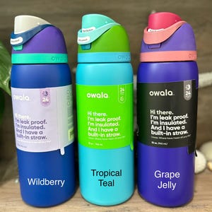 32oz Owala Freesip Water Bottles - Hard to Find and Custom Built Owalas ...