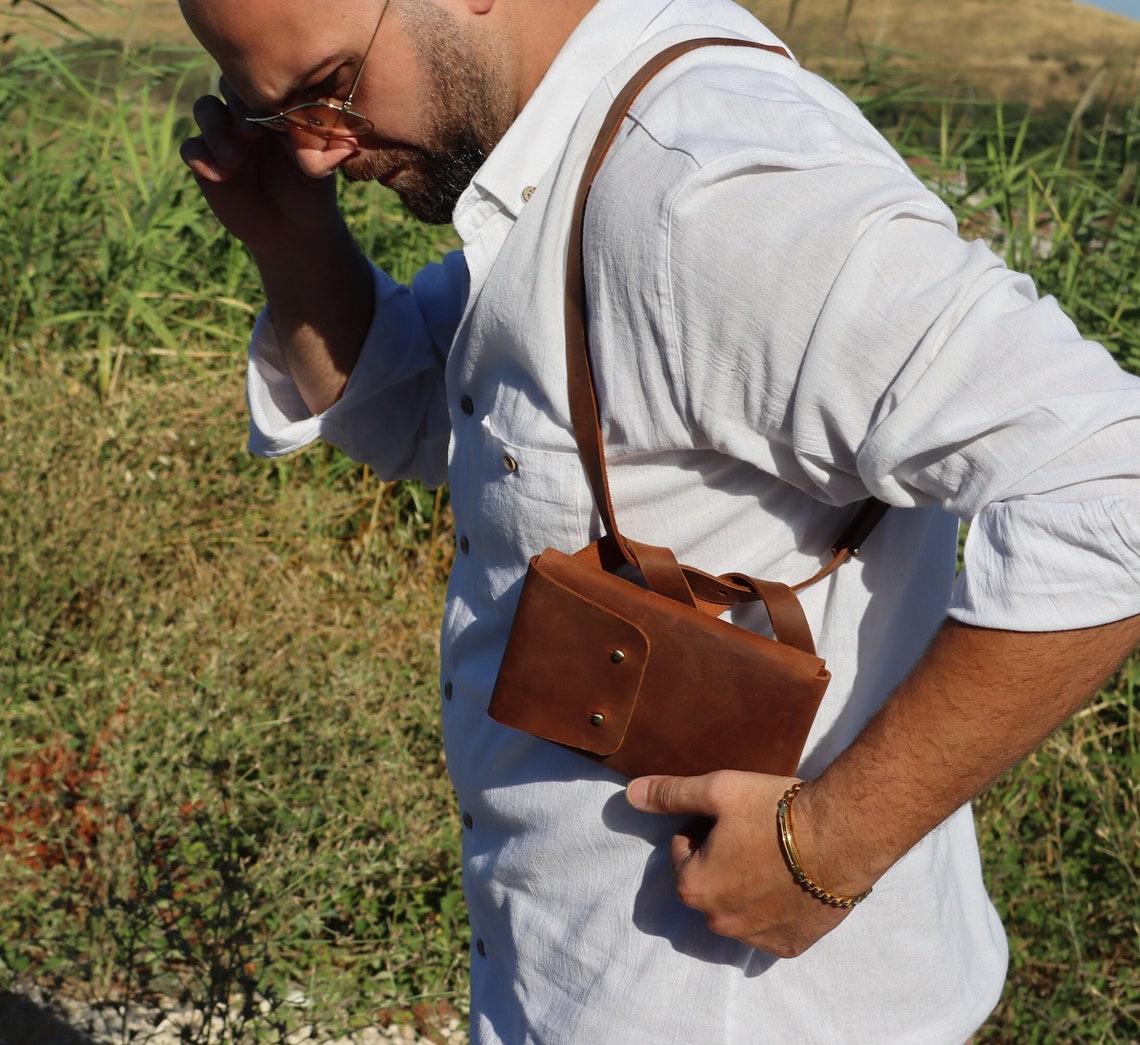 Leather Holster Bag, Holster Bag, Travel Bag, Shoulder Bag - Etsy