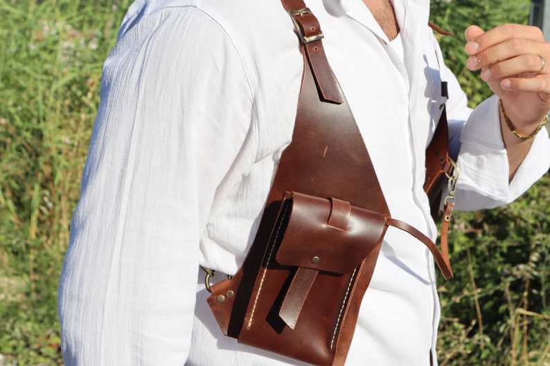 Leather Holster Bag, Holster Bag, Travel Bag, Shoulder Bag - Etsy